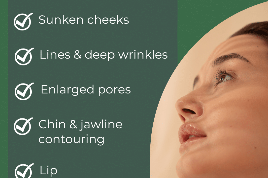 The treatment smooths lines and wrinkles, restores volume, and creates ...